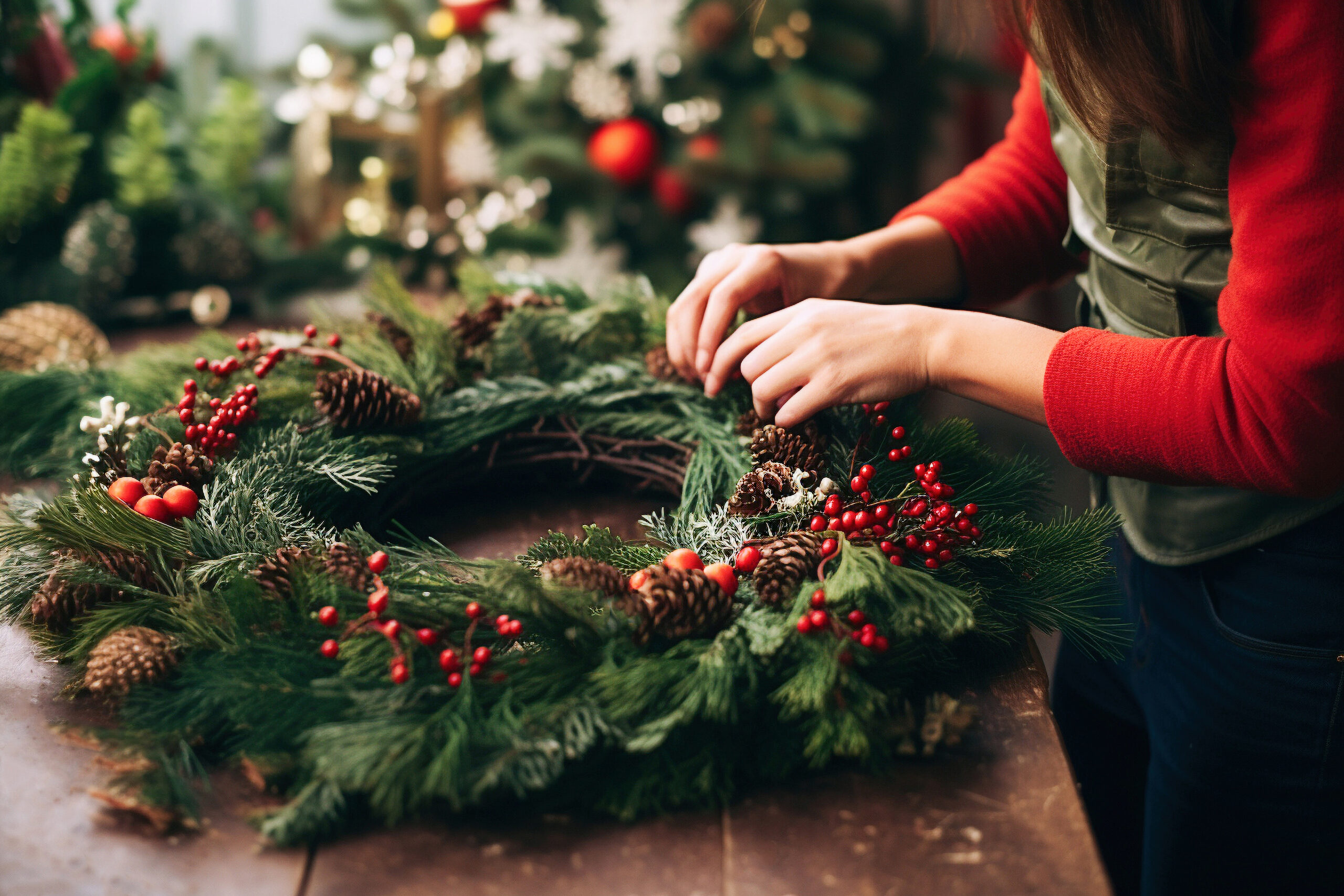 How to Make a Christmas Wreath | Belvoir